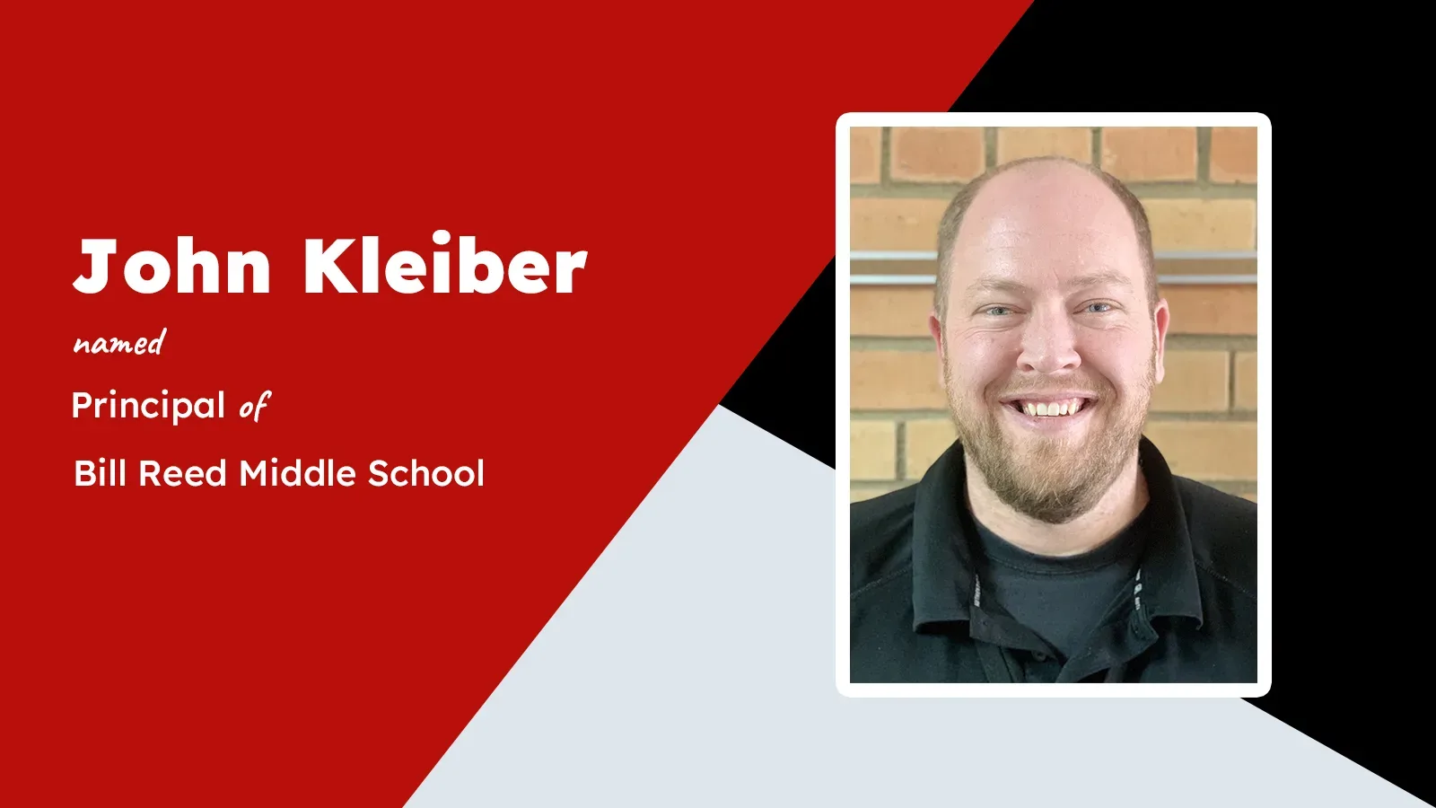 John Kleiber Named Principal of Bill Reed Middle School - Thompson ...